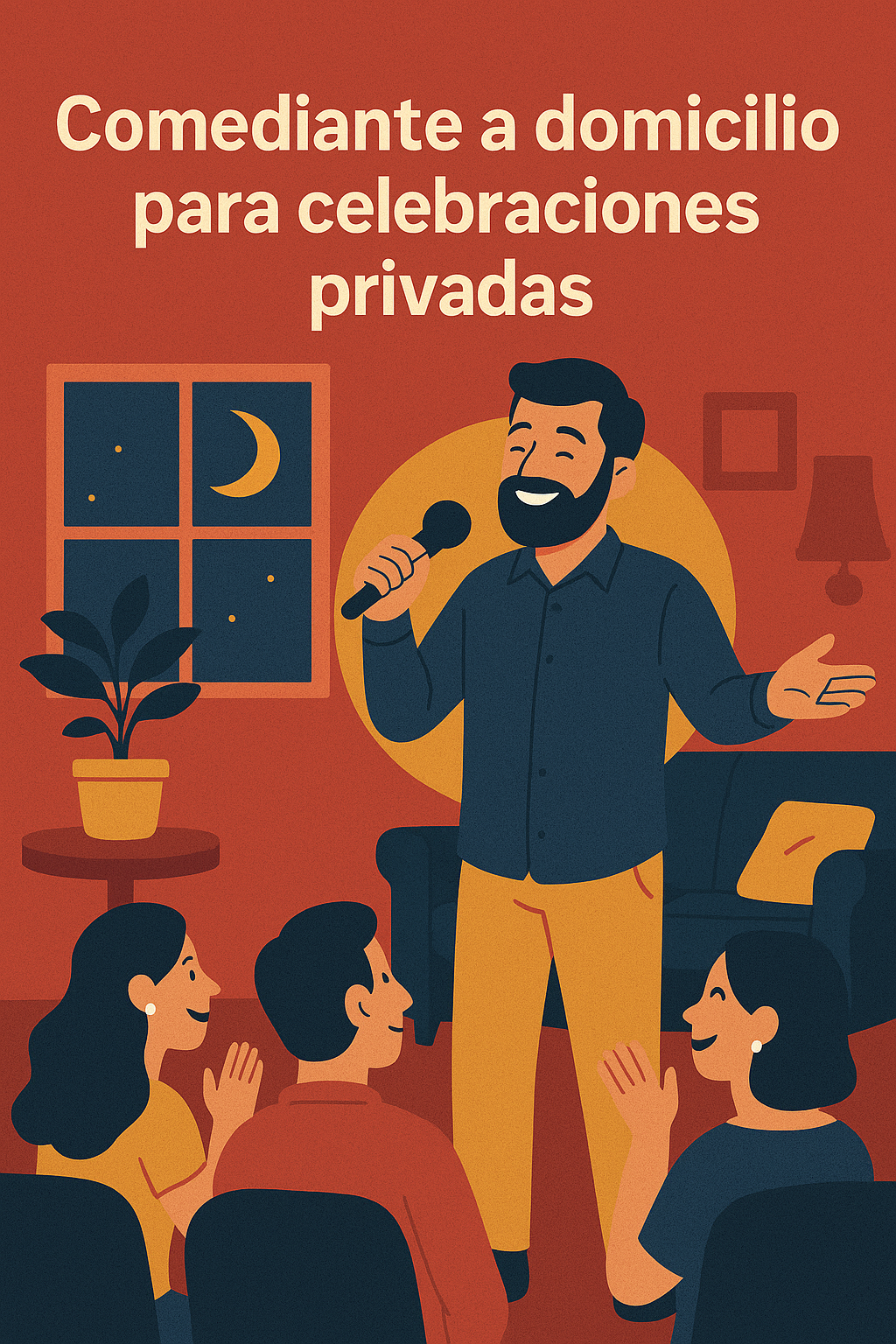 Comediante a domicilio para celebraciones privadas: el 1